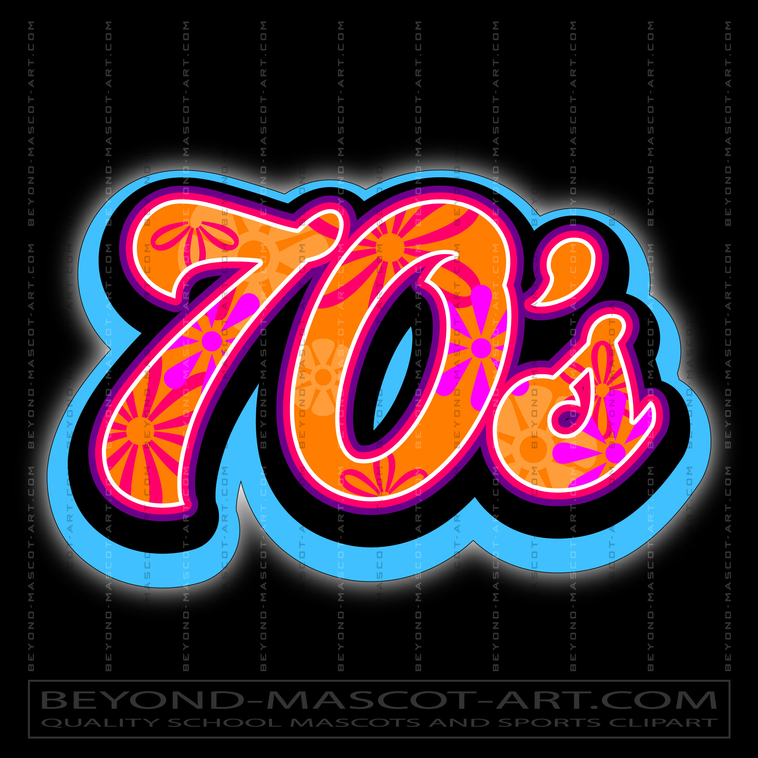 70s Disco Clipart | disco clipart image | Vector Format