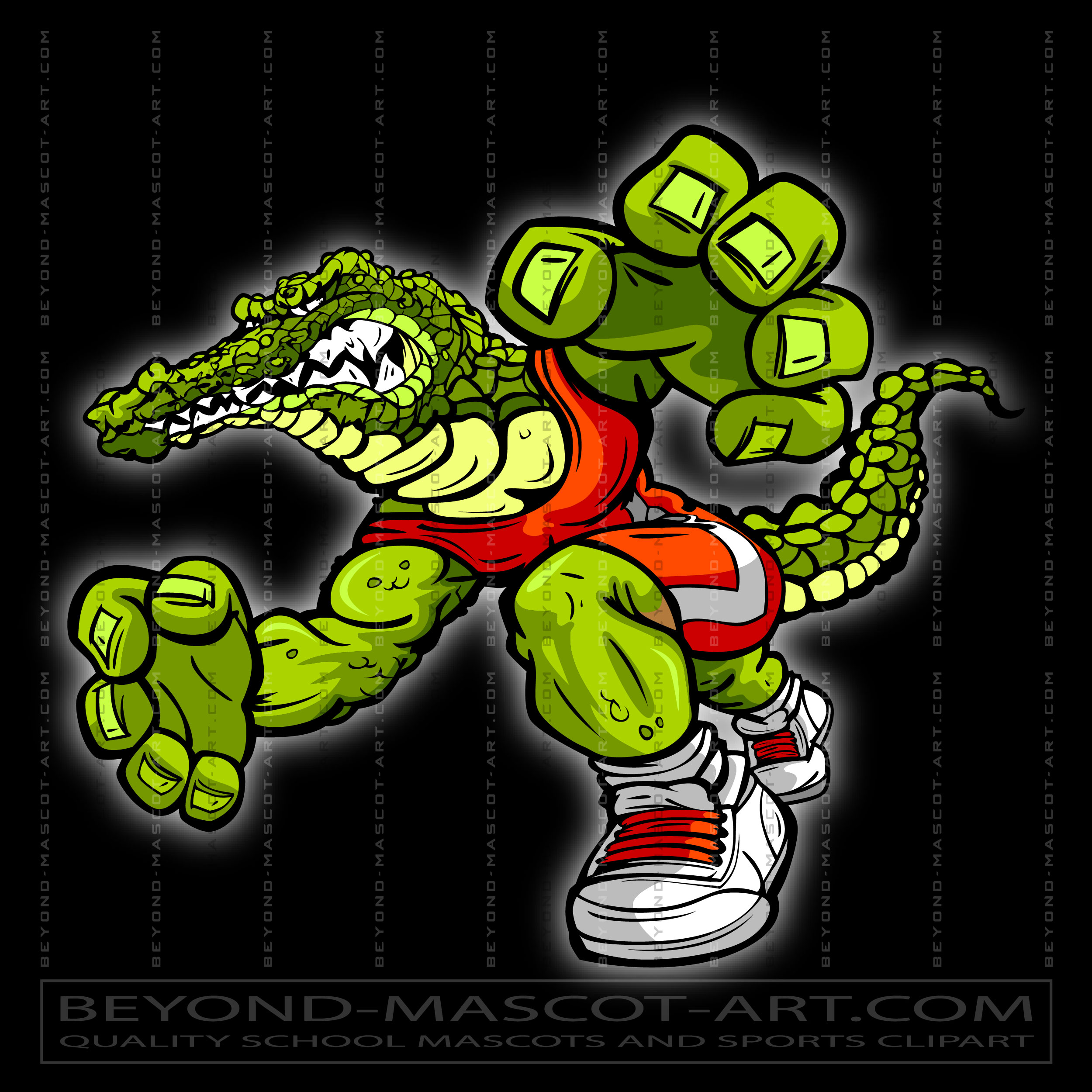 Gators Wrestling Clipart | wrestling clipart image | Vector Format